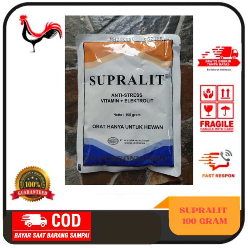 Jual SUPRALIT 100 Gram Mensana Anti Stres Vitamin Elektrolit Obat Untuk ...