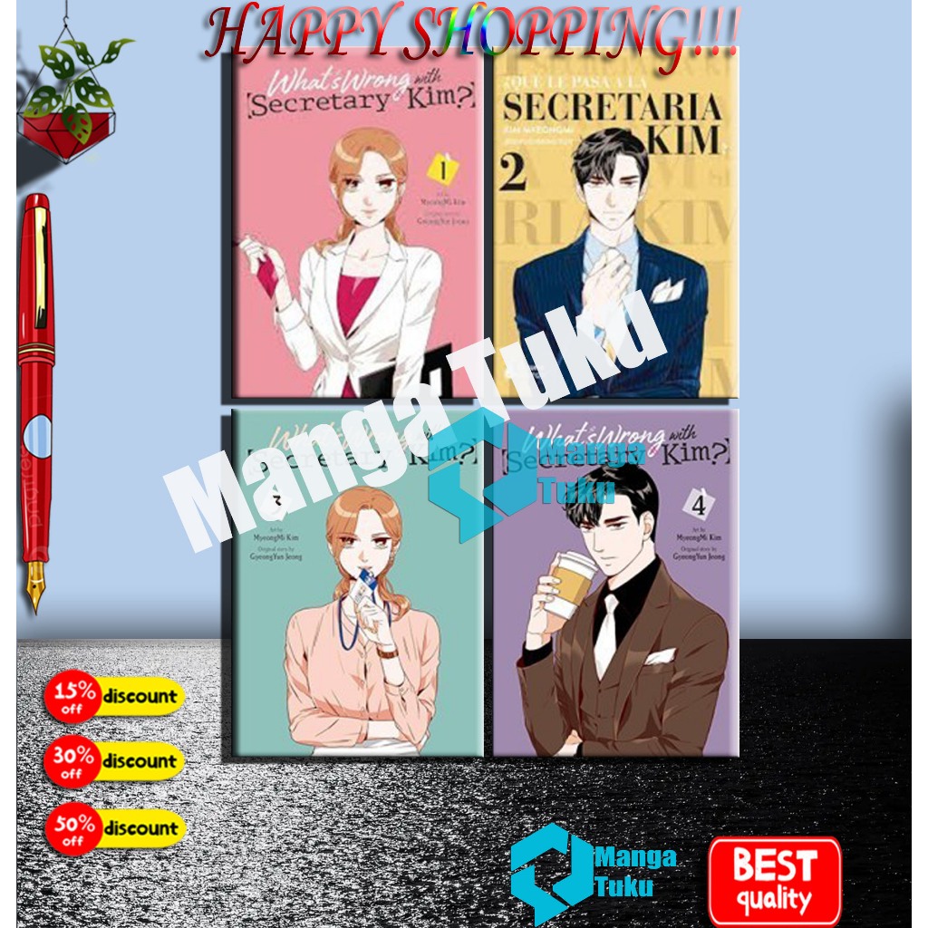 Jual Manhwa: What's Wrong with Secretary Kim? 4 book series by MyeongMi ...