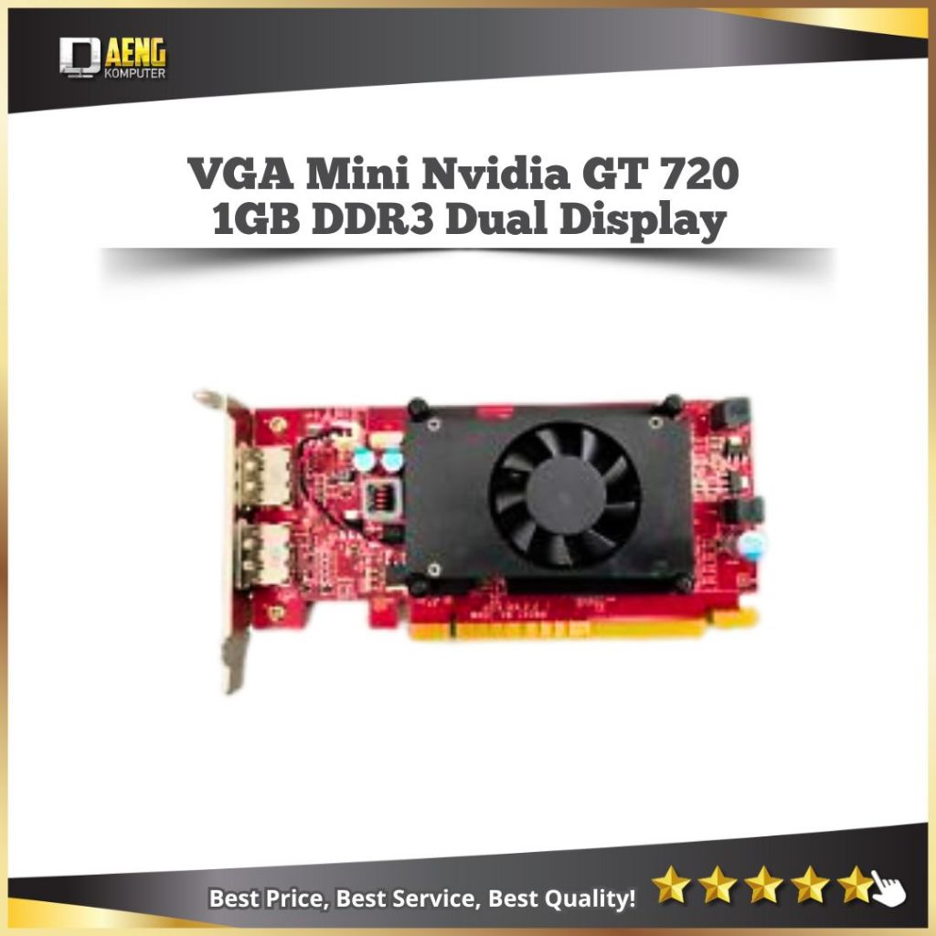 Jual VGA Mini Nvidia GT 720 1GB DDR3 | Dual Display HDMI VGA | Low ...