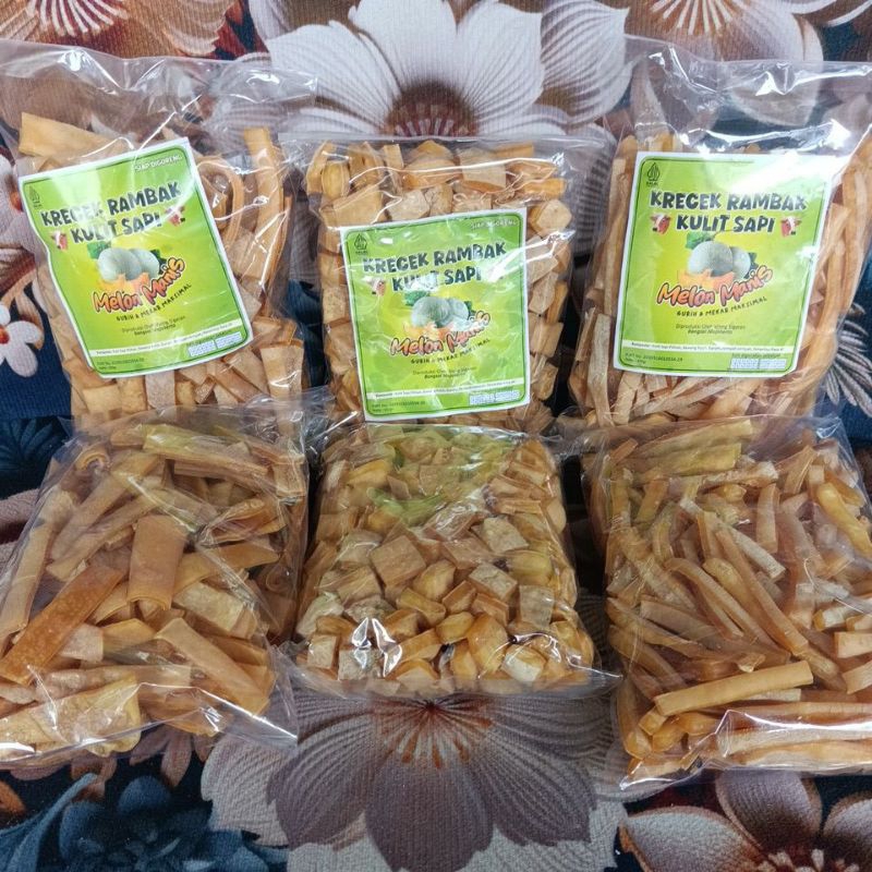 Jual krecek rambak kulit sapi mentah 1 kg muda digoreng krupuk rambak ...