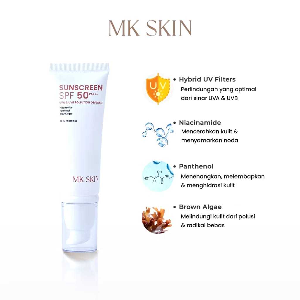 Jual MK SKIN - SUNSCREEN SPF50 PA+++ | Shopee Indonesia