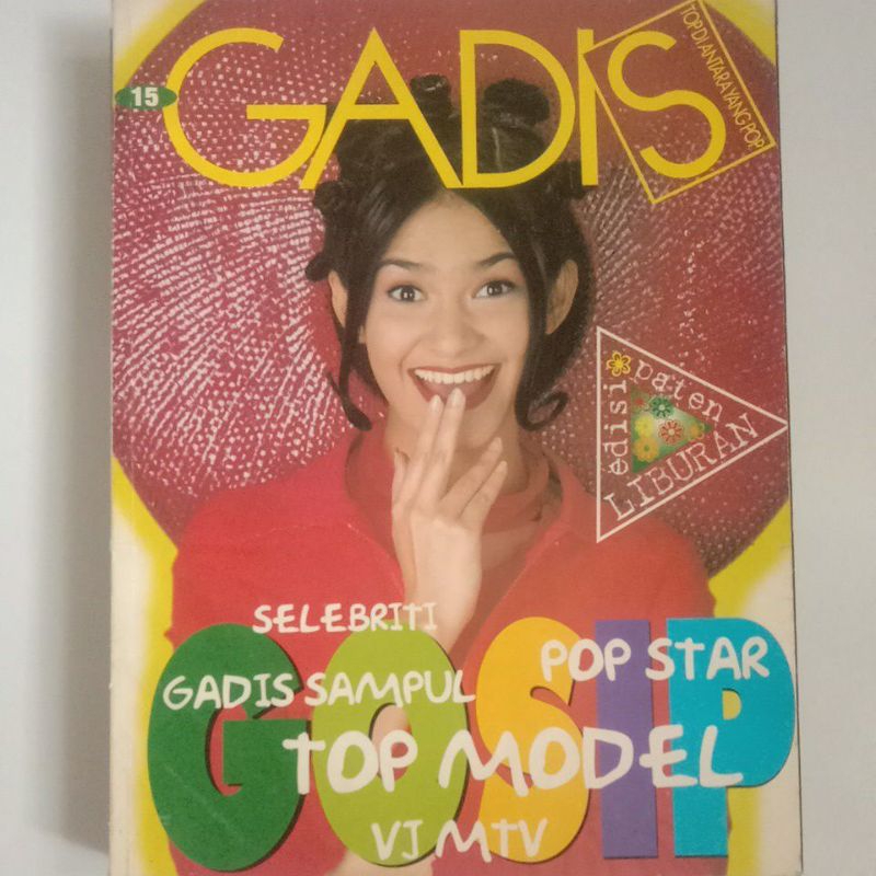 Jual Majalah Gadis Tahun 1997 Cover Cut Tari Aminah Anasiah | Shopee Indonesia