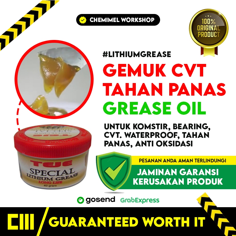 Jual Gemuk CVT Lithium Grease pelumas serbaguna tahan panas pelindung ...