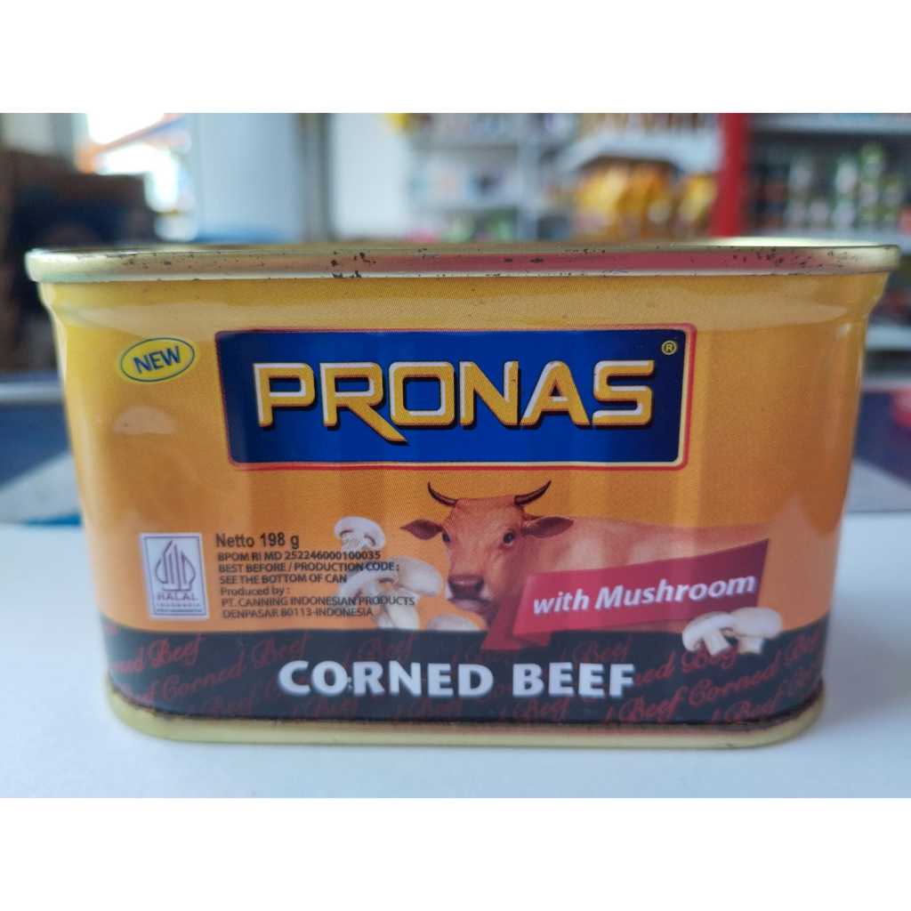 Jual Pronas Corned Beef With Mushroom | Shopee Indonesia