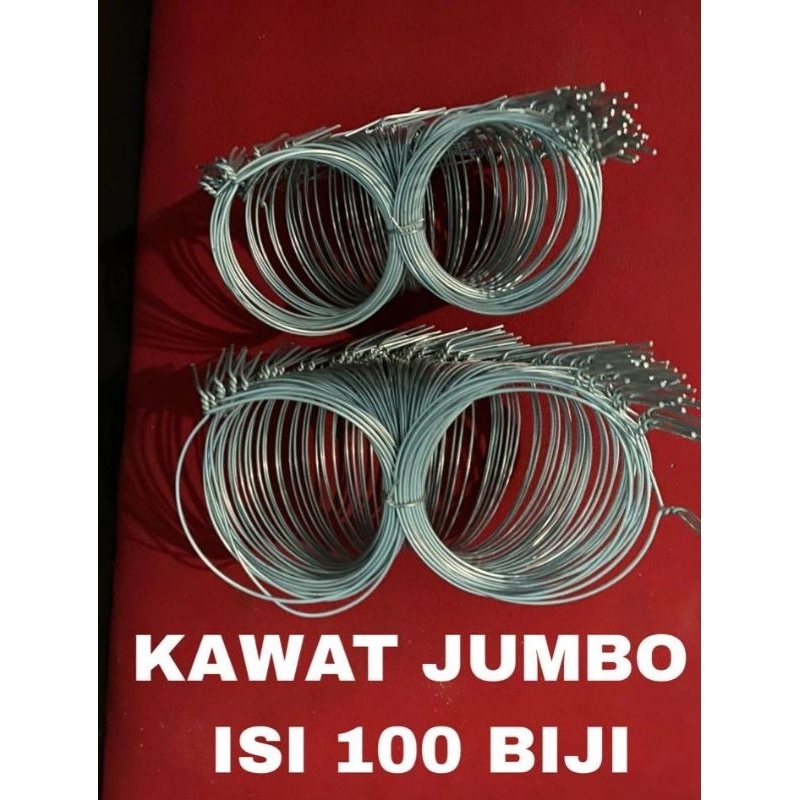 Jual kawat mangkok getah karet Ukuran Jumbo 750 cc 1 ikat isi 100 ...