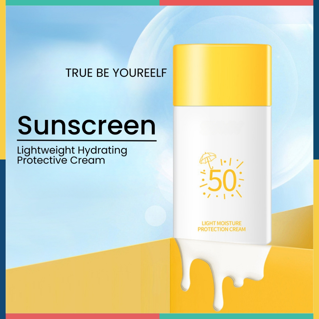Jual Sunscreen SPF 50 UV Shield Sun Protect Suncreen Whitening Oil ...