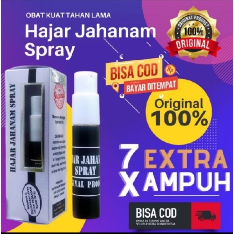 Jual Hajar Jahanam Spray Minyak Herbal pria Original 100% Kuat Tahan ...