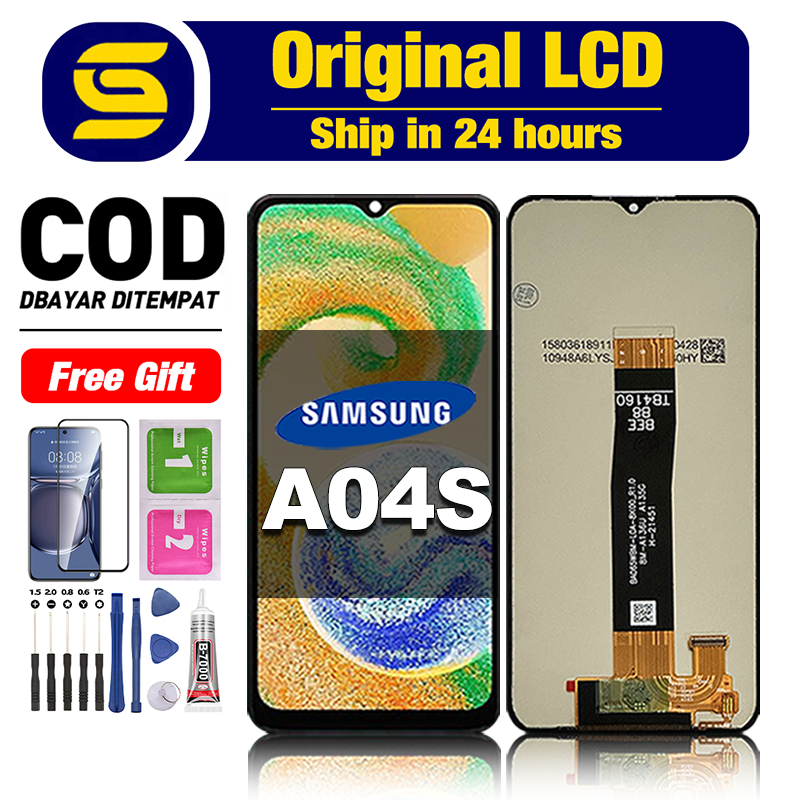 Jual LCD SAMSUNG A04S Original 100% hp Touchscreen Fullset Compatible ...