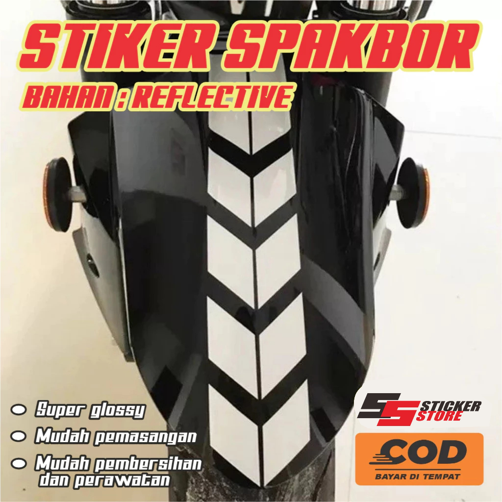 Jual Stiker spakbor bahan reflectif, sticker cutting reflectif | Shopee ...