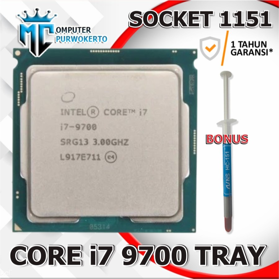 Jual Processor / Prosesor Core i7 9700 Gen 9 Socket LGA 1151 Coffeelake | Shopee Indonesia