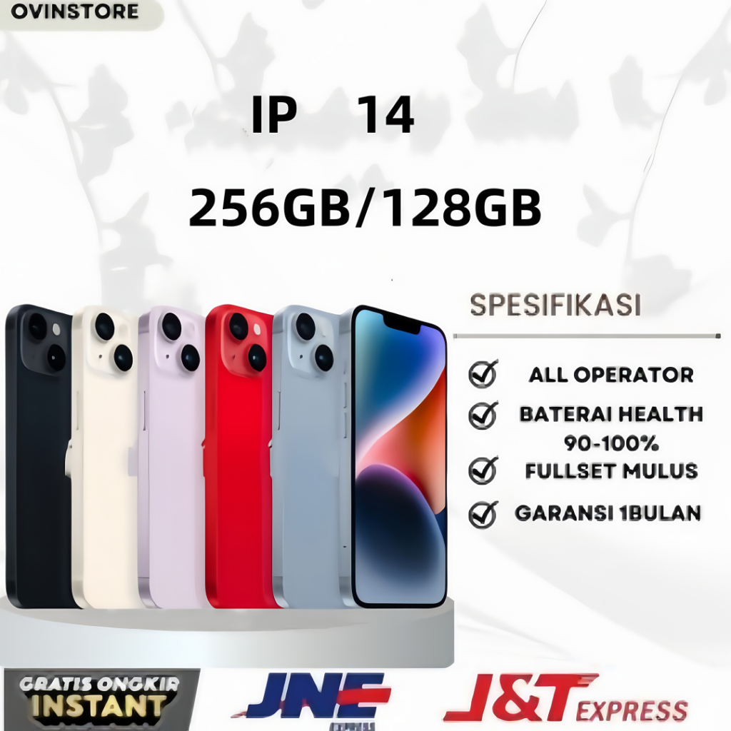 Jual IP 14 PLUS iPhone14 512GB 256GB 128GB LIKE NEW NORMAL 14 FULLSET ...