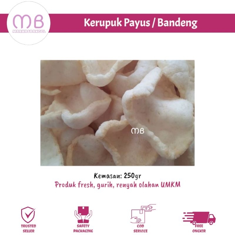 Jual Kerupuk Ikan Payus / Bandeng Asli Original Oleh - Oleh Khas ...