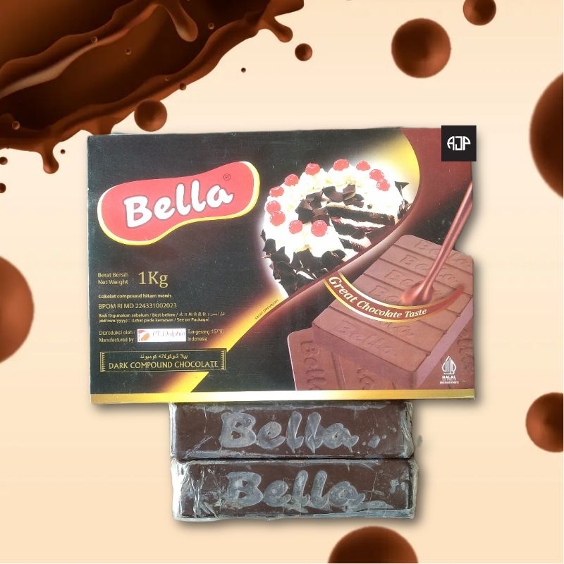 Jual Bella Dark Compound Chocolate Repack | Shopee Indonesia