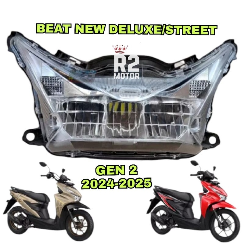 Jual Reflektor Lampu Depan Beat Deluxe Gen 2 2024-2025 Original ...
