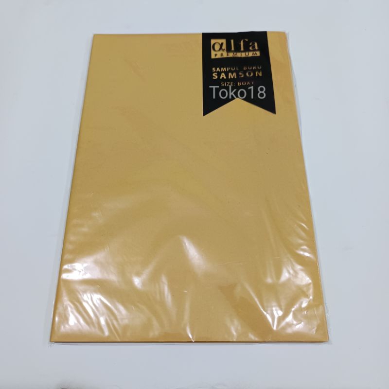 Jual 1 Pak SAMPUL BUKU Coklat Tebal Ukuran Boxy (Isi 18-20 Lembar ...