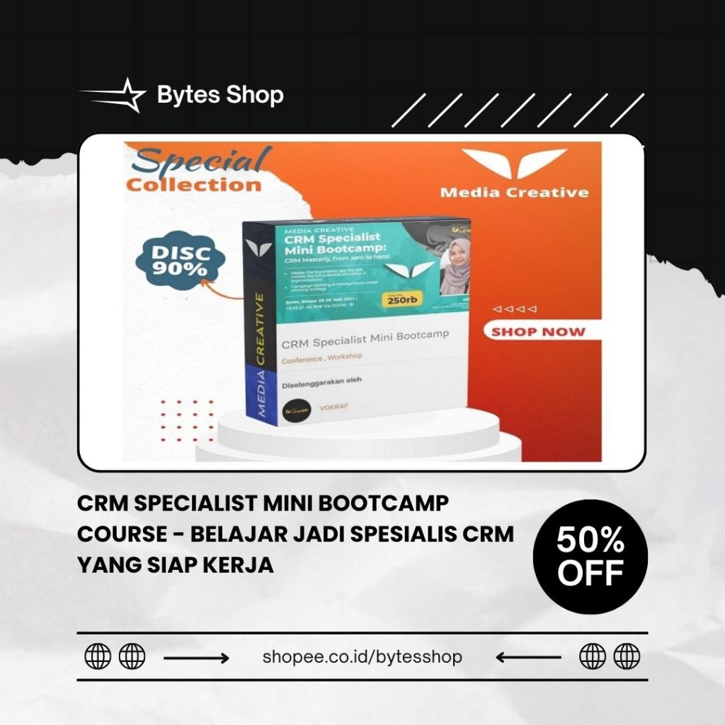 Jual CRM SPECIALIST Mini Bootcamp Course - Belajar Jadi Spesialis CRM ...