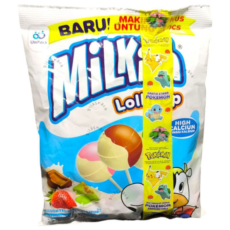 Jual PERMEN MILKITA MILK LOLLIPOP 1 pack REFIL LOLIPOP ASSORTED permen ...