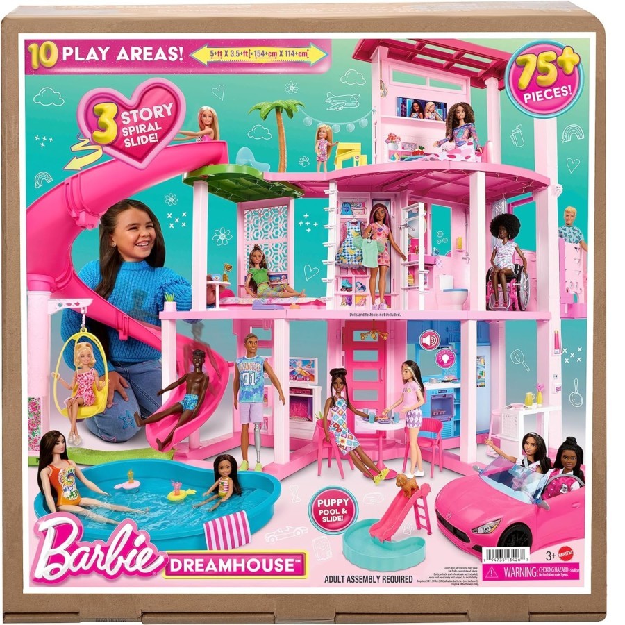 Jual Barbie Dreamhouse Dollhouse Rumah Barbie Dream House - DreamHouse ...