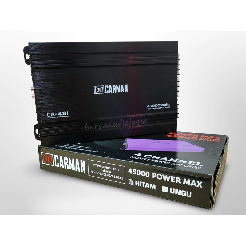 Jual Power Amplifier Carman CA-481 CA 481 Mosfet Amplifier 4 Channel | Shopee Indonesia