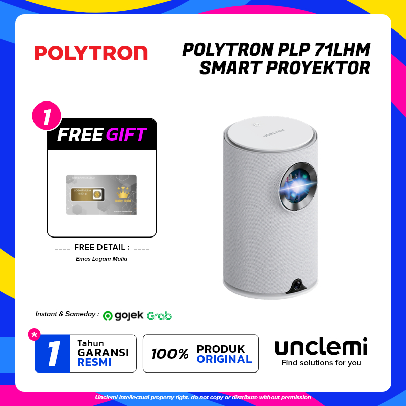 Jual POLYTRON Proyektor PLP 71LHM 80 Inch FHD | Shopee Indonesia
