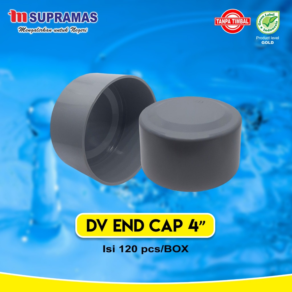 Jual Dop / Tutup / End Cap PVC 4" DV | Shopee Indonesia