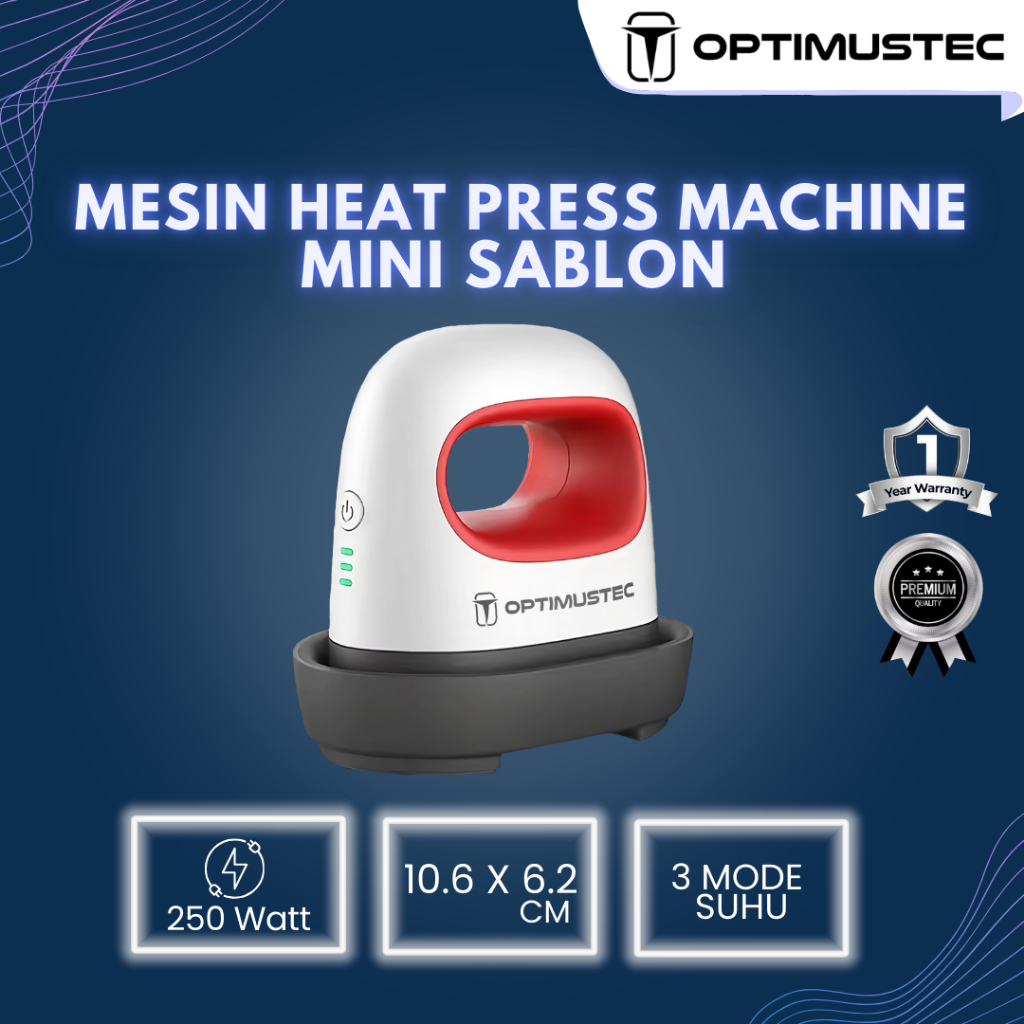 Jual OPTIMUSTEC Mesin Sablon Logo / Heat Press Mini (Sablon Press Logo ...