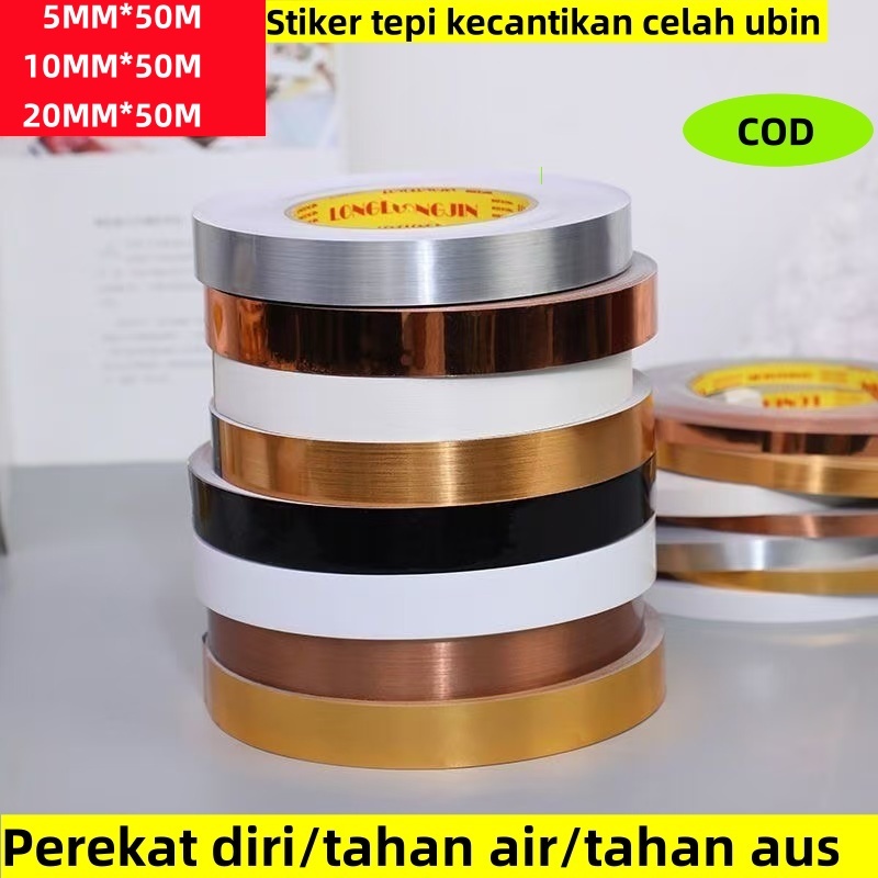 Jual Stiker celah keramik perekat diri 2CM*50M, stiker penutup celah ...