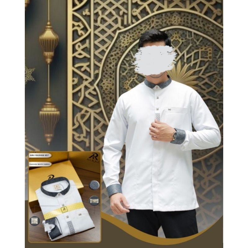 Jual EXCLUSIVE | Koko Al Raz Exclusive Lengan Panjang Model Kombinasi ...