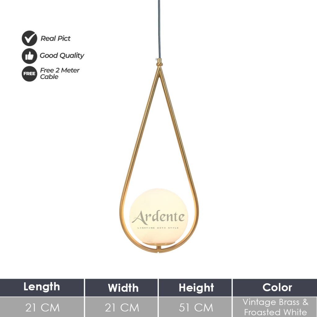 Jual ARDENTE 001532 Lampu Gantung / Pendant Lamp Modern Aesthetic ...
