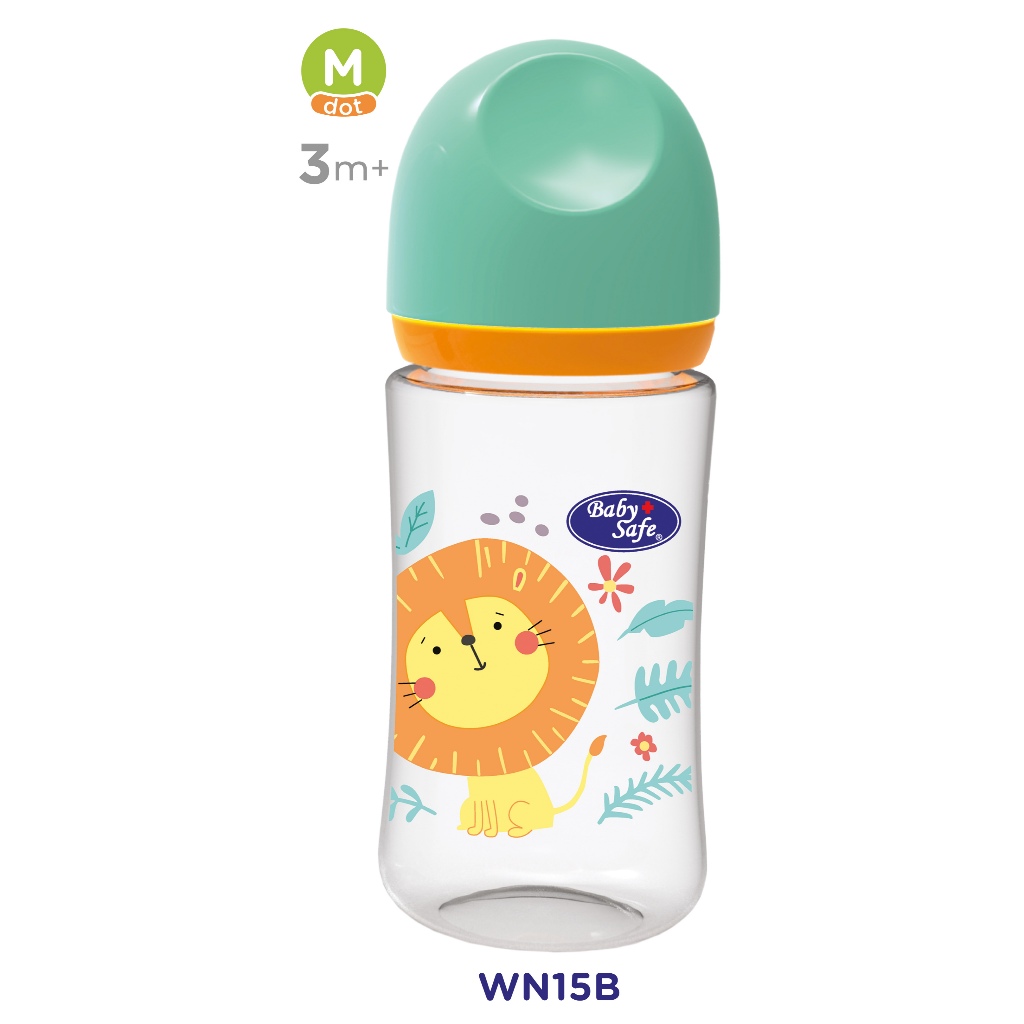 Jual BabySafe - WN15B - Botol Susu Bayi Wide Neck - Skin Feel Nipple ...