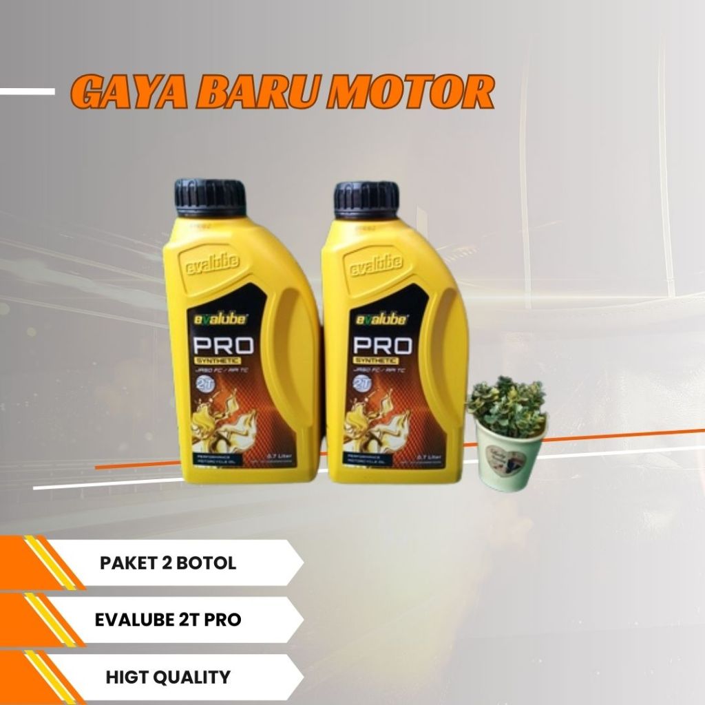 Jual PAKET 2 BOTOL OLI EVALUBE 2T PRO | Shopee Indonesia