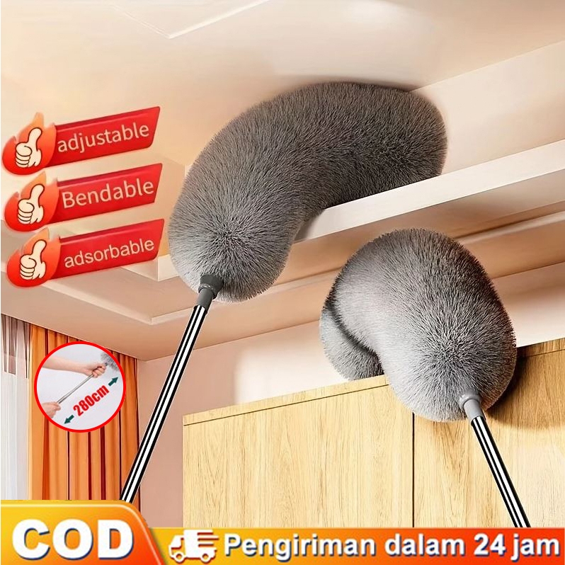 Jual Kemoceng Bulu Microfiber Serbaguna Alat Pembersih Rumah Gagang ...