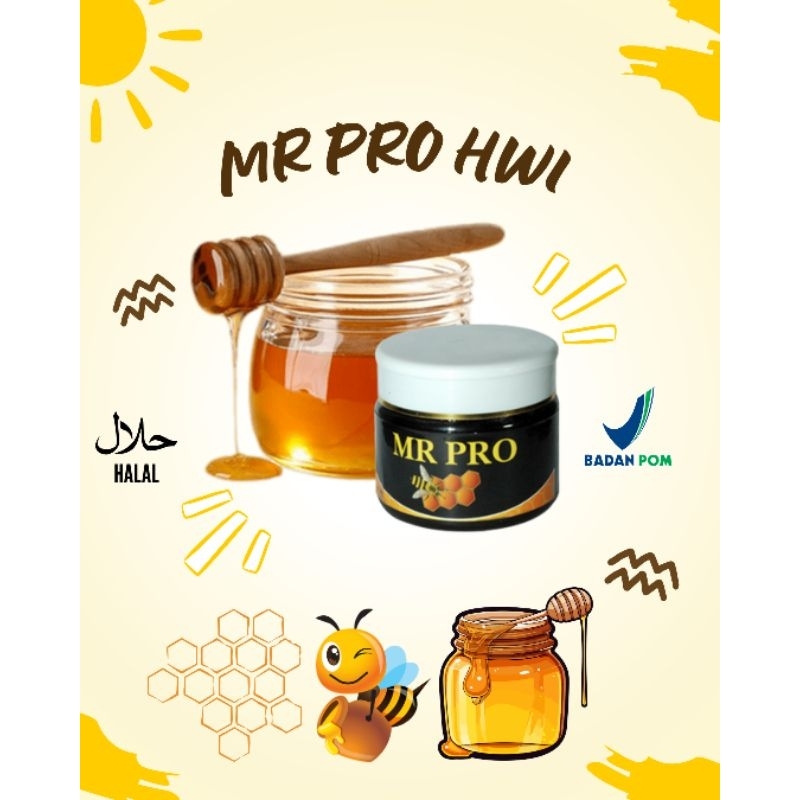 Jual MADU MURNI MR PRO HWI MENGANDUNG PROPOLIS ROYAL JELLY 1 JAR 100% ORIGINAL | Shopee Indonesia
