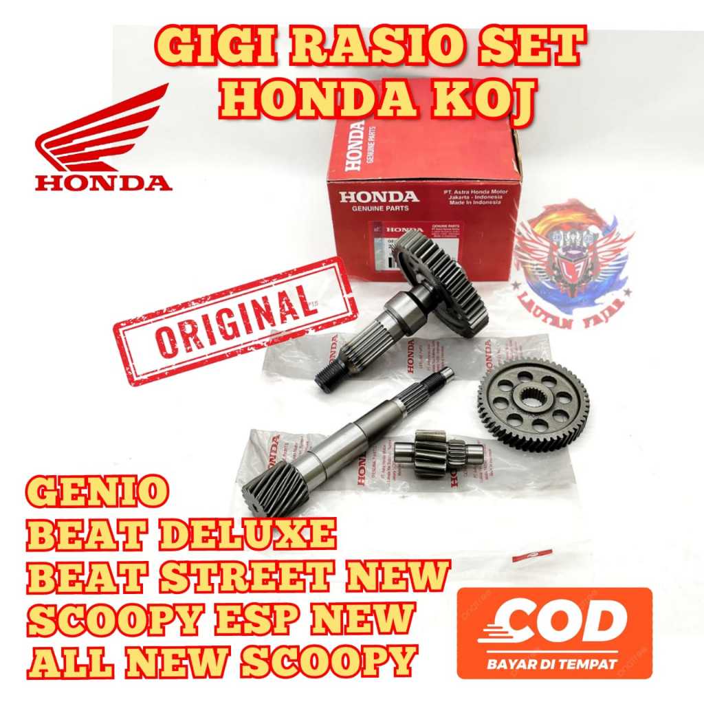 Jual Gigi rasio set original Honda KOJ Beat deluxe Beat sporty led Beat ...