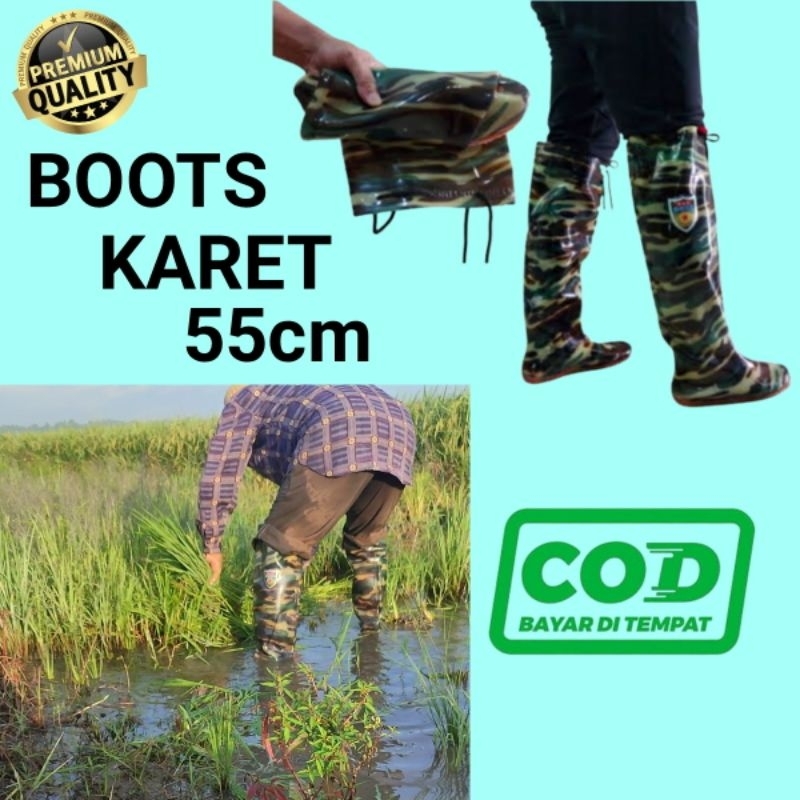 Jual SEPATU BOT PANJANG KARET SAWAH DAN KEBUN ANTI KEONG DAN ANTI AIR ...
