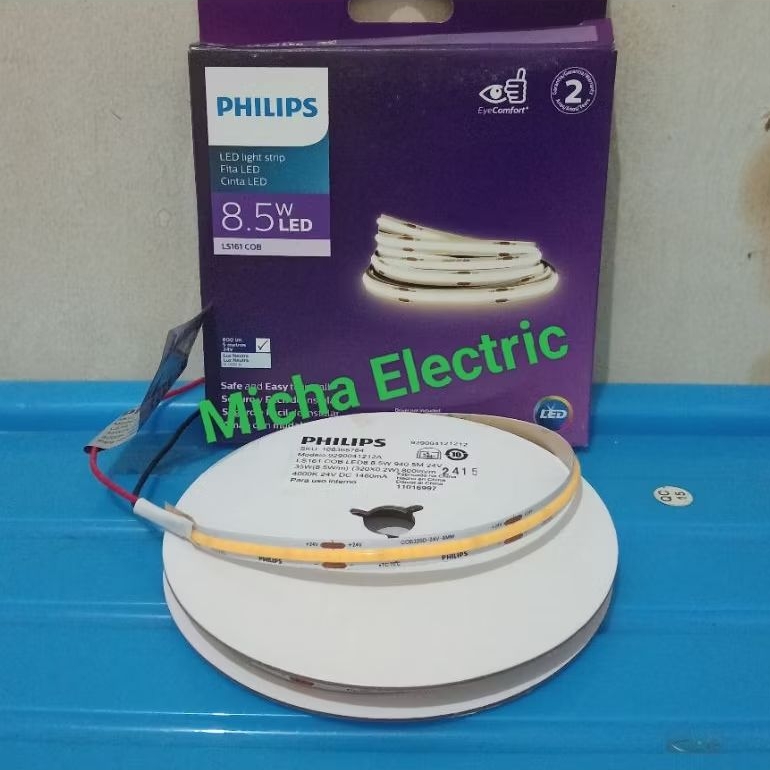 Jual Philips LED Strip COB 24V 8,5W Indoor/Strip Light Philips COB 24V ...