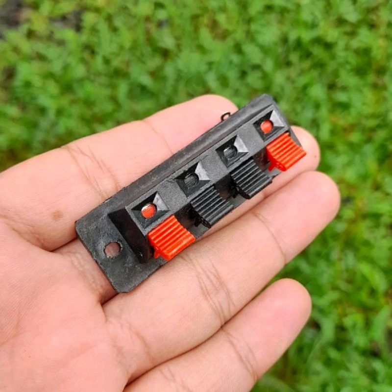 Jual TERMINAL SPEAKER JEPIT 4 Pin Kecil 4Pin | Shopee Indonesia
