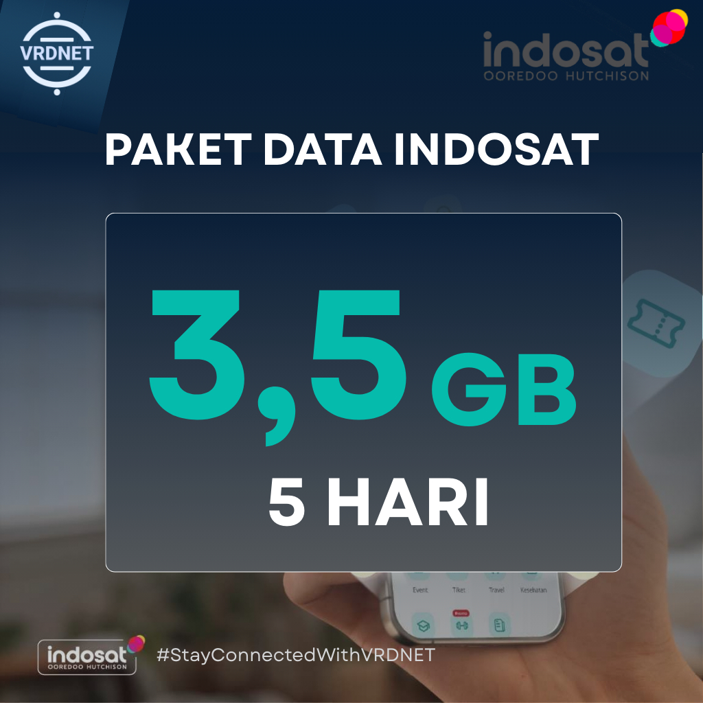 Jual PAKET DATA INDOSAT 3,5GB 5 HARI FULL UTAMA NASIONAL | Shopee Indonesia