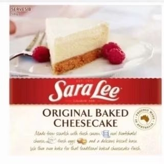 Jual SARA LEE ORIGINAL BAKED CHEESE CAKE 500 GR | Shopee Indonesia