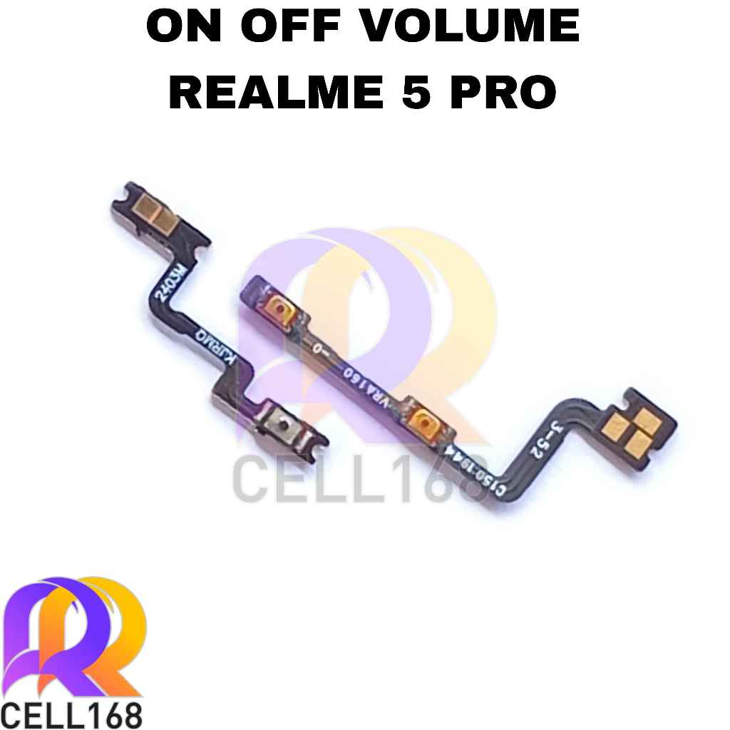 Jual FLEXIBLE ON OFF VOLUME REALME 5 PRO FLEXIBEL TOMBOL VOLUME POWER | Shopee Indonesia