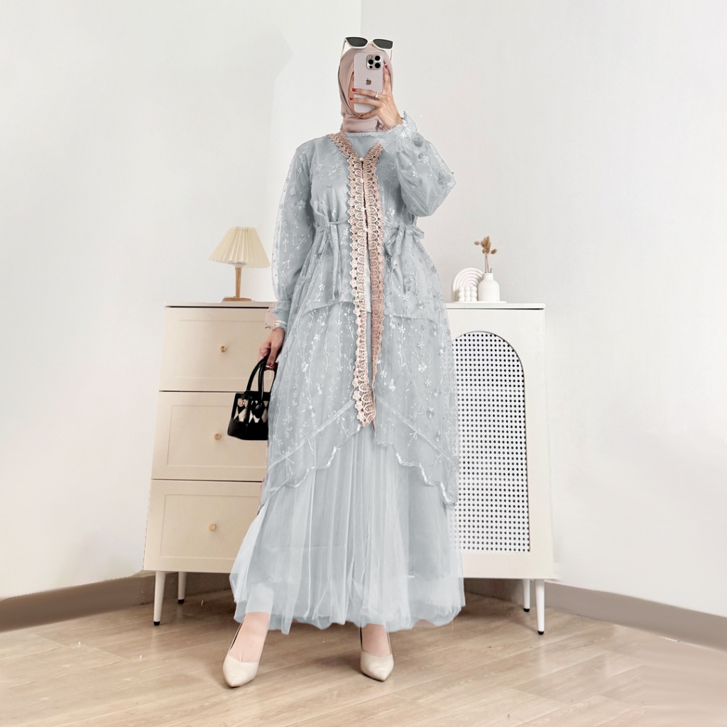 Jual Batik Couple Termurah - Gamis Couple Muslimah One set Rayya Model ...