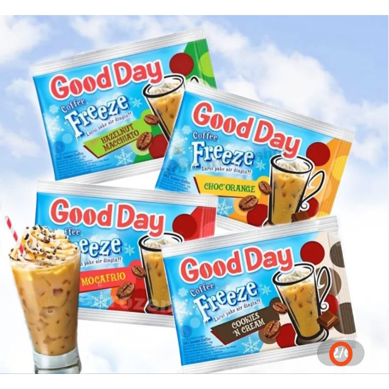 Jual GOOD DAY FREZZE RENCENG 10 PCS/SASET | Shopee Indonesia
