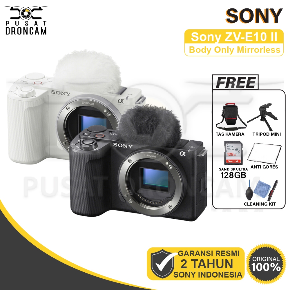 Jual Sony ZV-E10 II Body Only Mirrorless Camera Sony Sony ZVE10 ZVE 10 Mark 2 Original Resmi ...