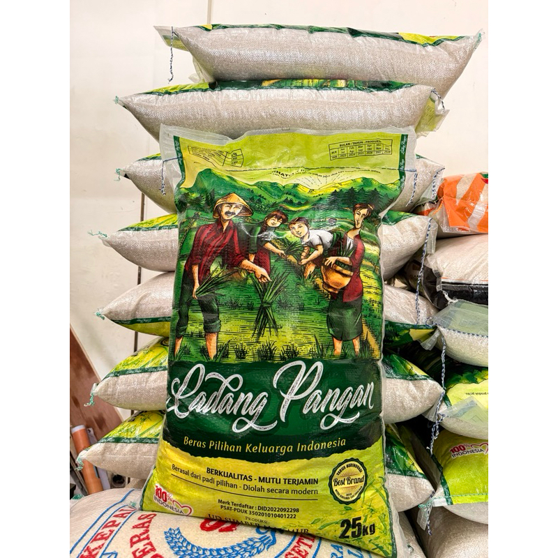 Jual BERAS PREMIUM LADANG PANGAN 25 KG | Shopee Indonesia