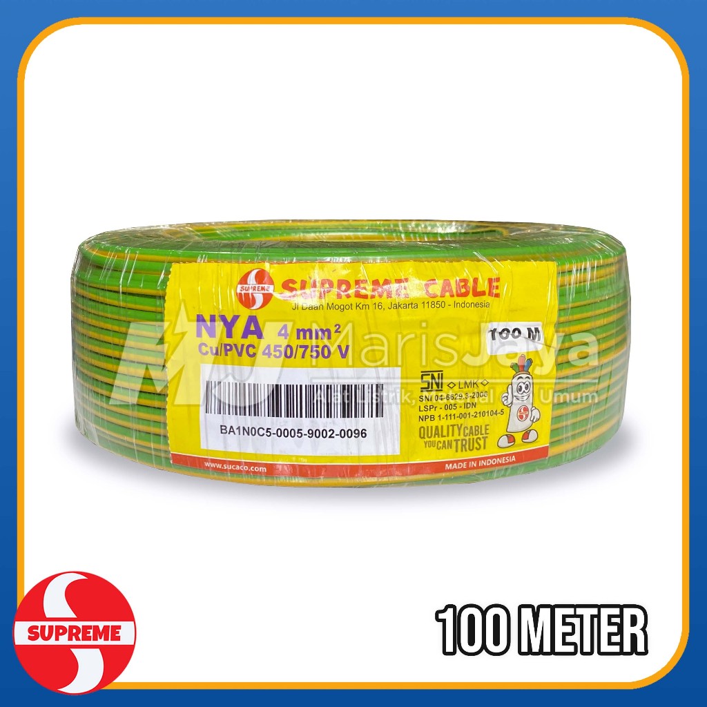 Jual Kabel Listrik SUPREME NYA 4 mm² 100 meter (PER ROLL) | Shopee Indonesia