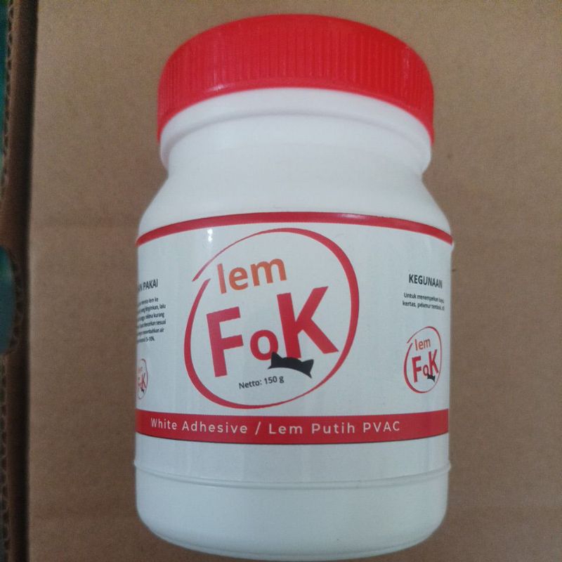 Jual Harga PROMO 1dus 12botol.lem putih pvac 150gr. FiX nempelnya. mutu ...