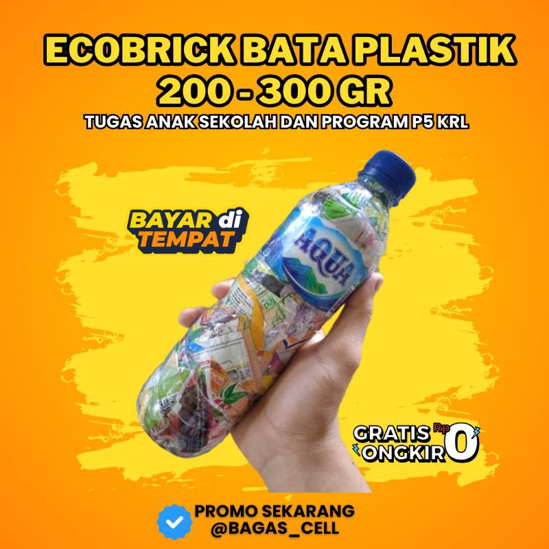 Jual Ecobrick Ekobrik Ecobrik Bata Plastik Daur ulang limbah plastik ...