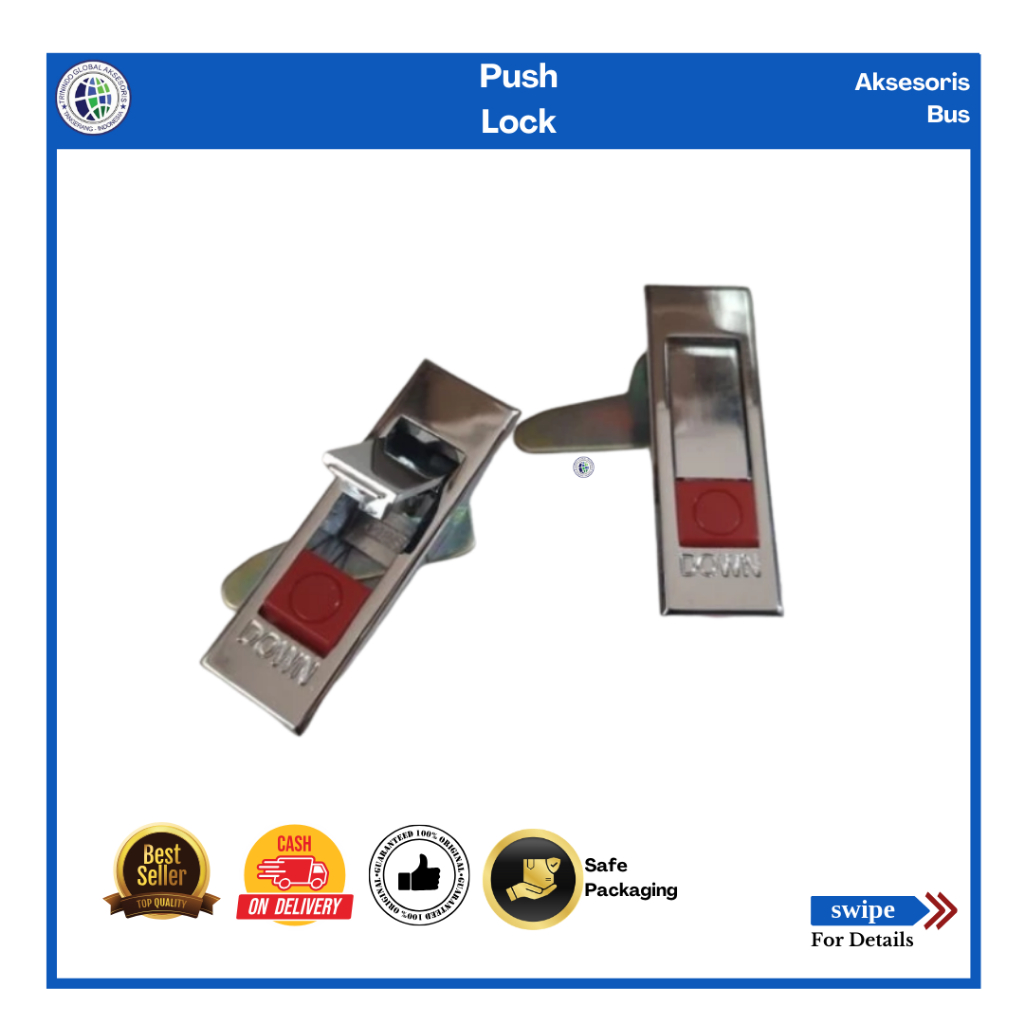 Jual Kunci tutup solar bus/panel kunci box H&S/push lock bus merk Hand ...