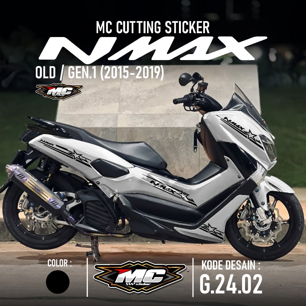 Jual Cutting Sticker Striping NMAX OLD 2015 2016 2017 2018 2019 ...