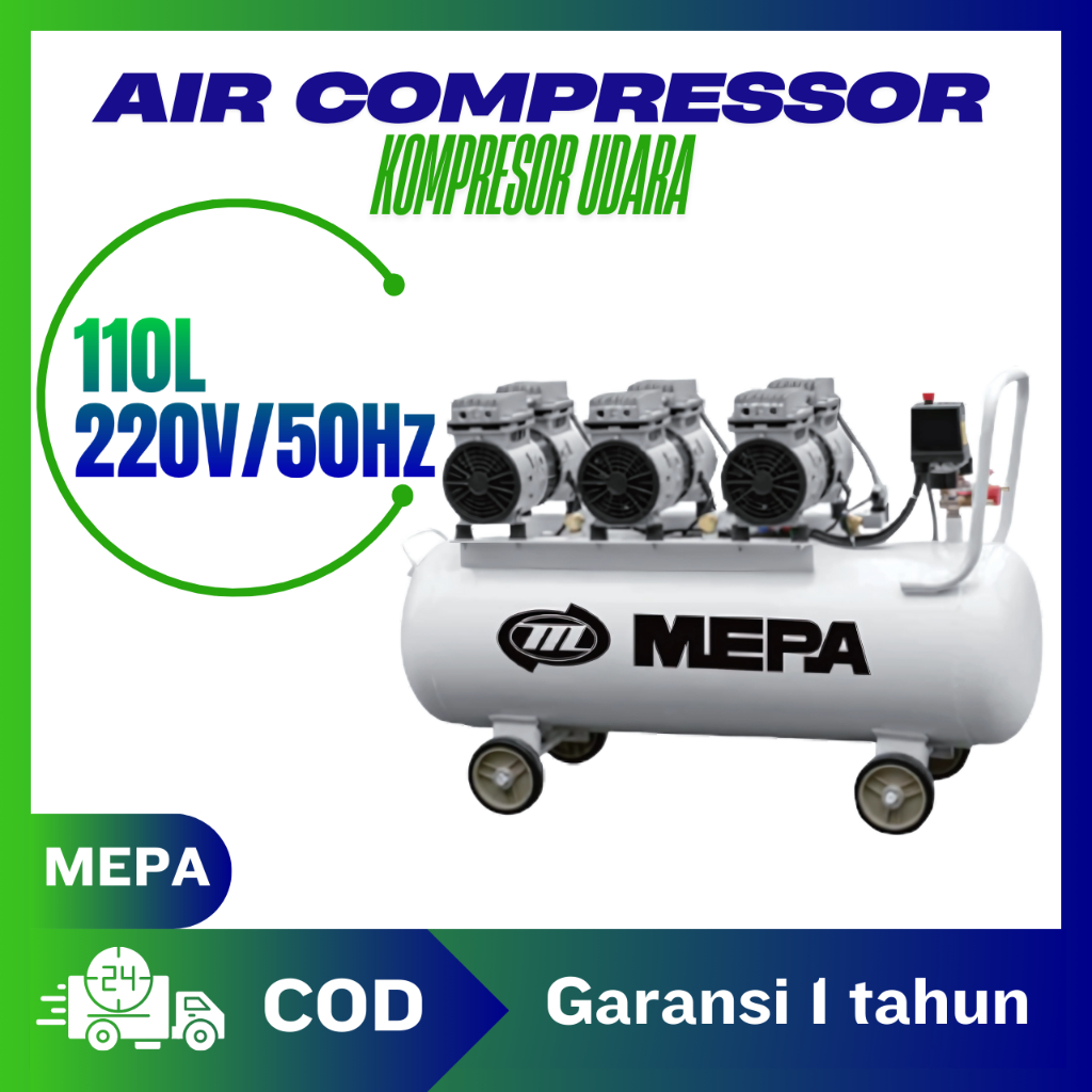 Jual Kompresor Udara Angin Tanpa Oli Air Compressor Kompresor Angin ...